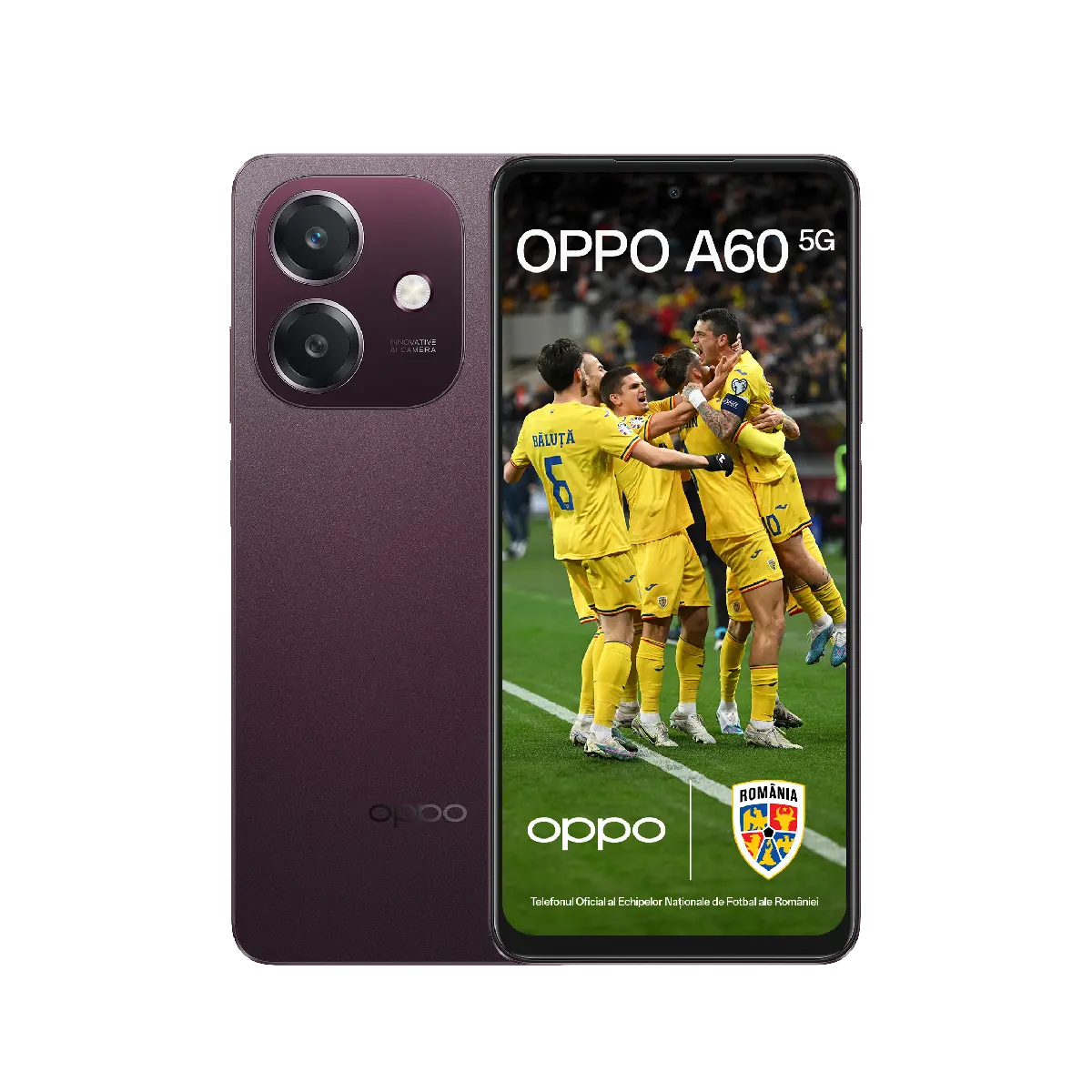 Oppo A60 5G 128GB Black Red 4GB - Comandă acum! | Vodafone