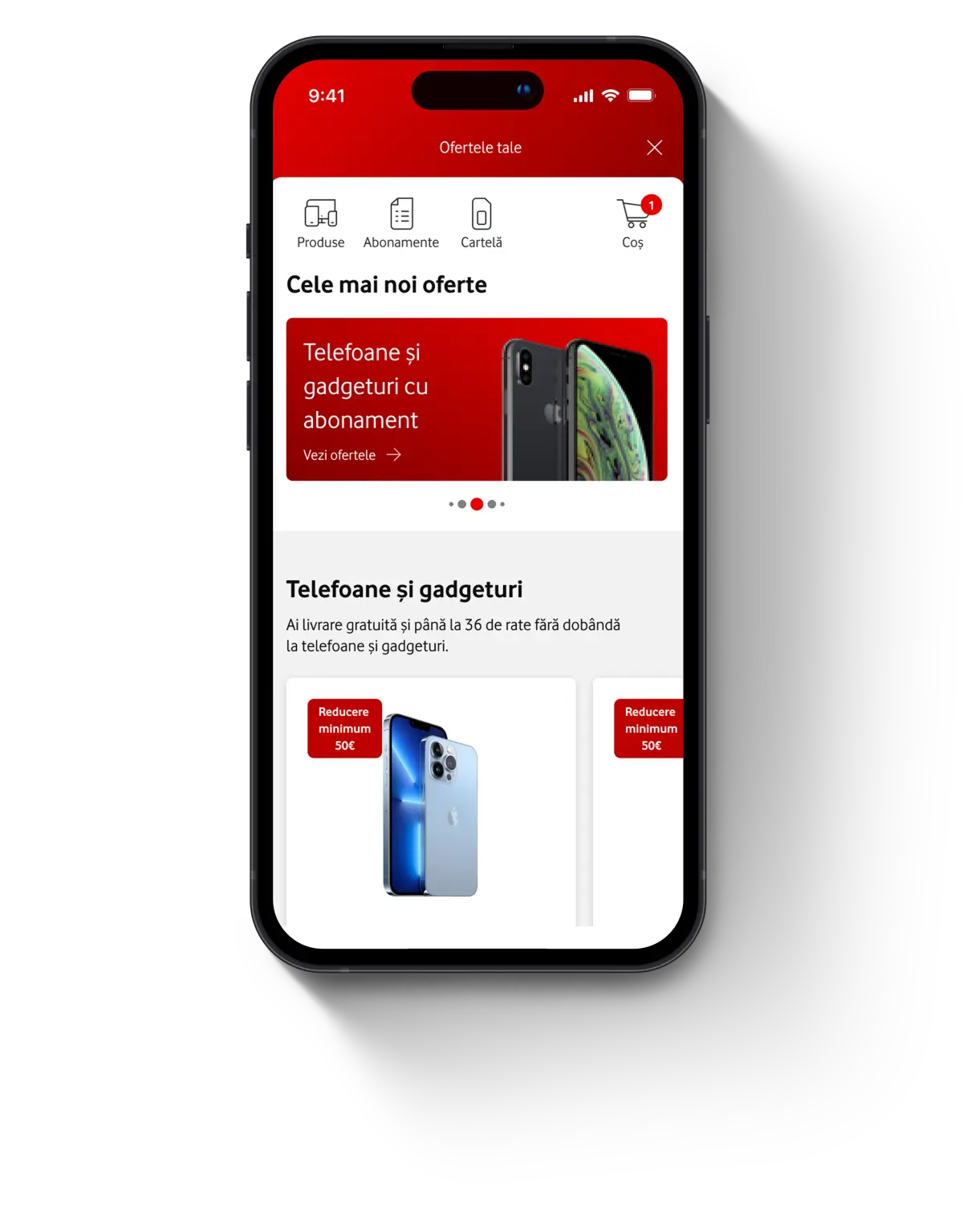 Aplicația My Vodafone - reîncarcă cartela și plătește factura | Vodafone